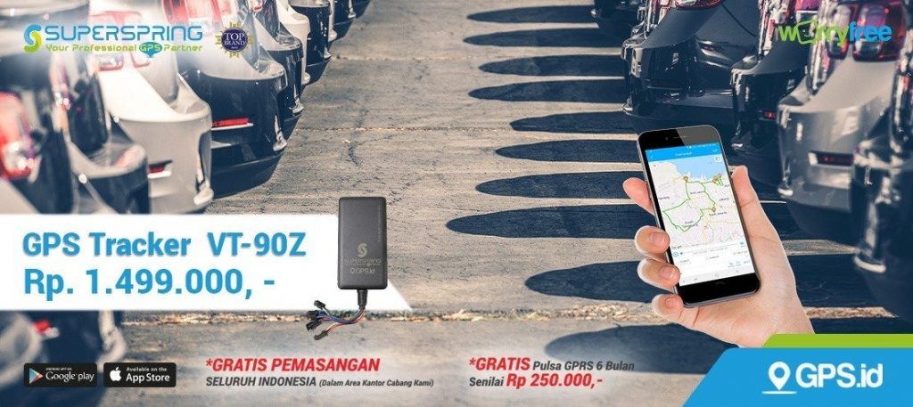 jual gps pelacak superspring vt-90z - GPSCCTV.ID